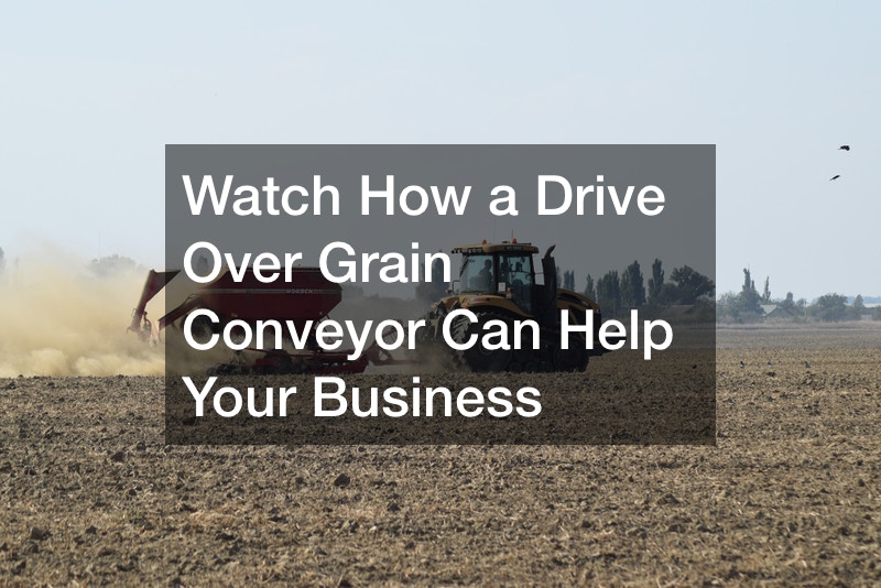 Watch How a Drive Over Grain Conveyor Can Help Your Business - Small ...